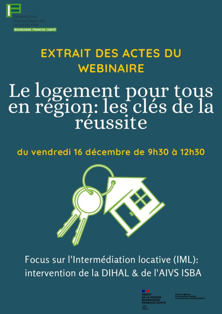 L'intermédiation locative: IML - Fédération des acteurs de la solidarité
